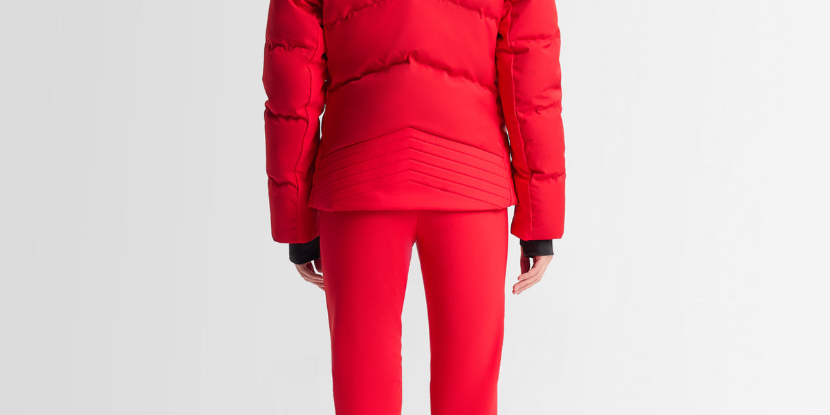 Avery dual-fabric ski jacket in waterproof and water-repellent ...