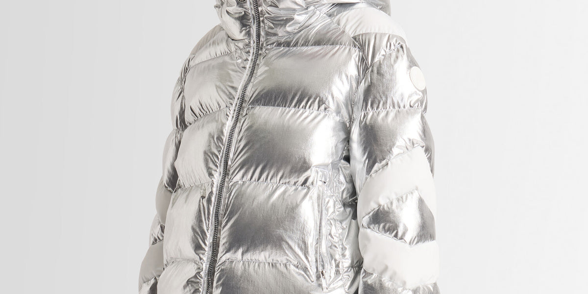 Silver Charloy Metal down jacket | Fusalp