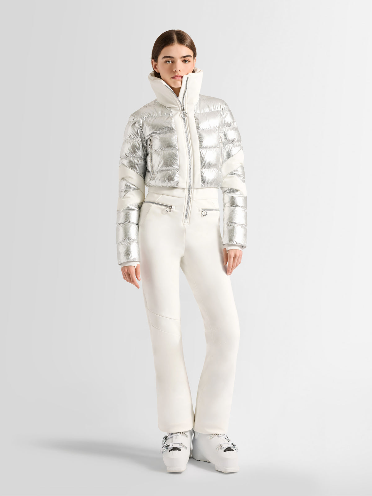 Silver Clarisse Metal ski suit | Fusalp