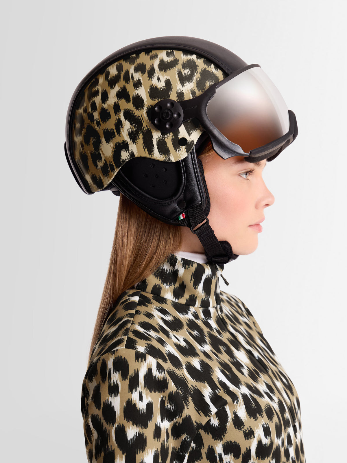 Yellow Pace Head Print helmet | Fusalp